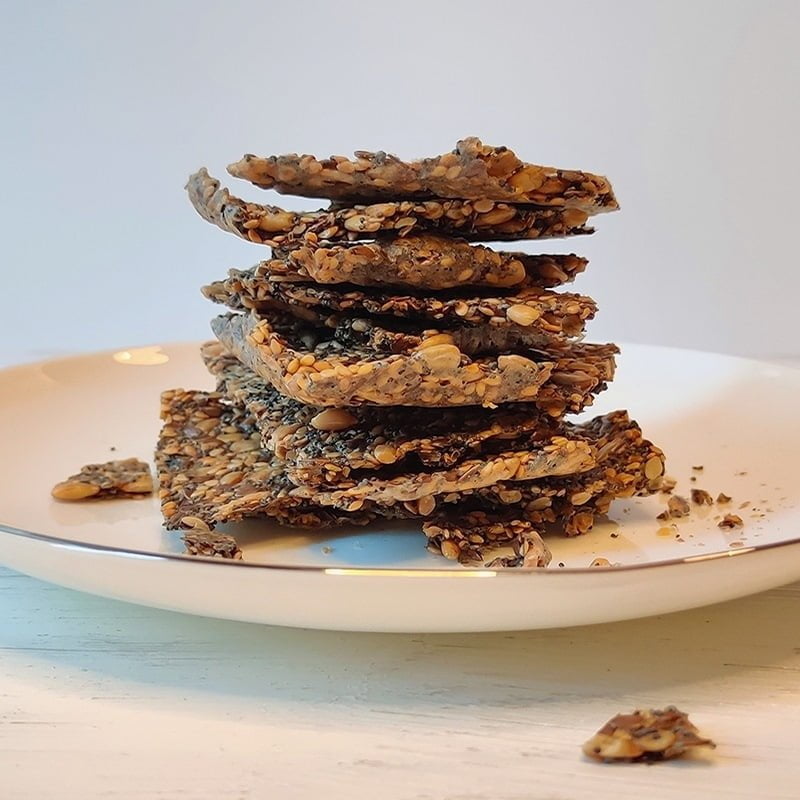 Çıtırtı Garantili Tam Ölçülü Tohum Kraker - Glutensiz Enfes Kraker